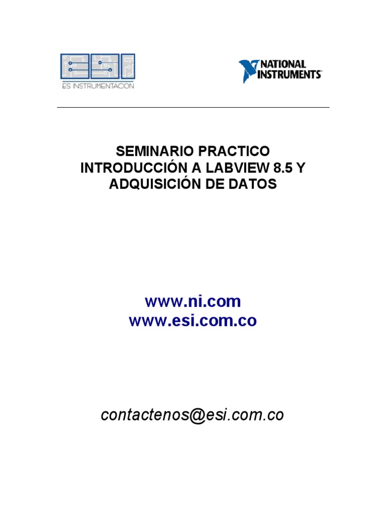 Adquisicion de Datos Labview Simulado | PDF | Adquisición de datos ...