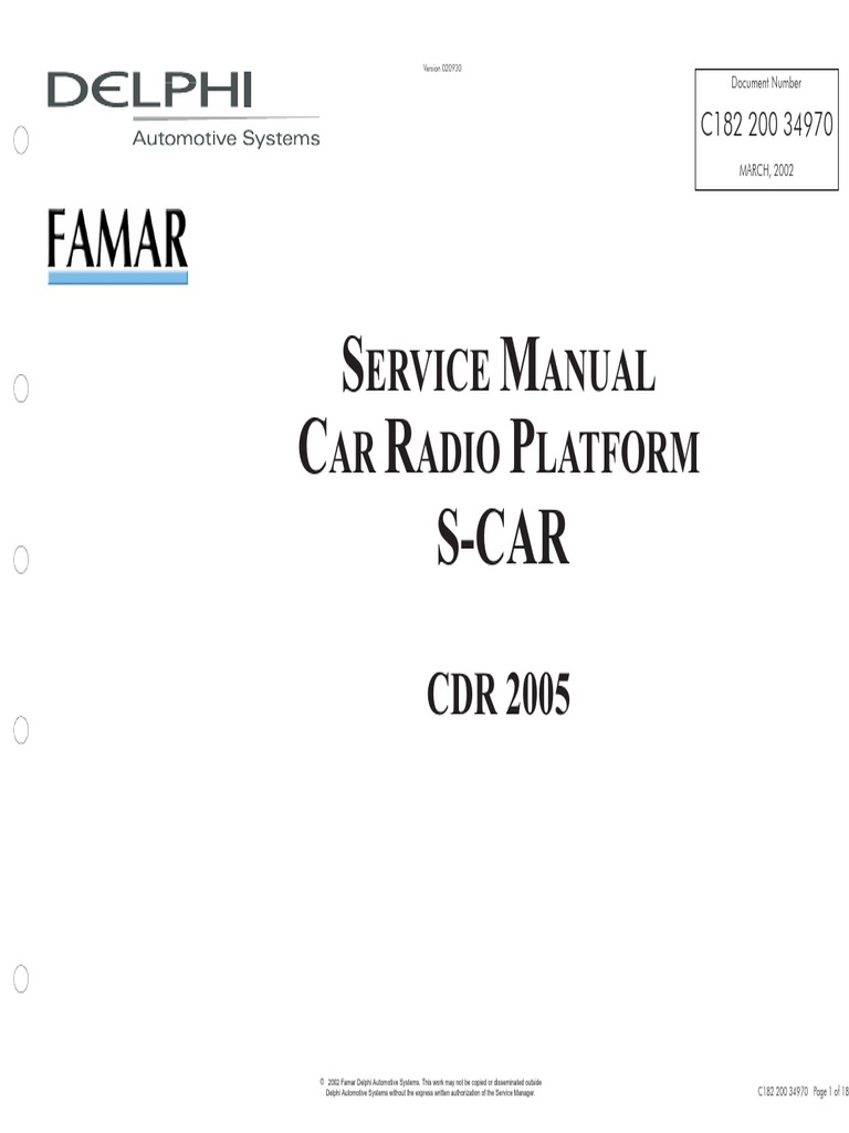 CDR 2005 (Eng) (Manual Servicio) | PDF | Capacitor | Mosfet