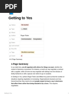 Getting To YES | PDF | Negotiation | Business
