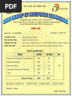Basic Computer Course Completion Certificate | PDF
