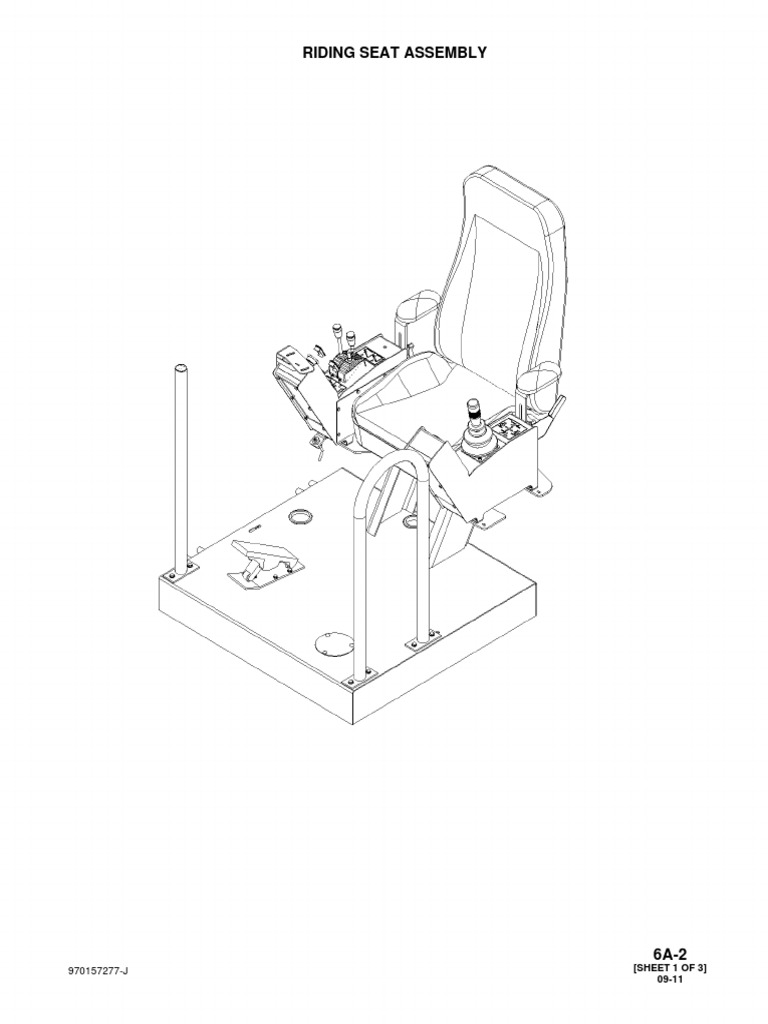 Riding Seat Assembly Parts List | PDF | Screw | Machines