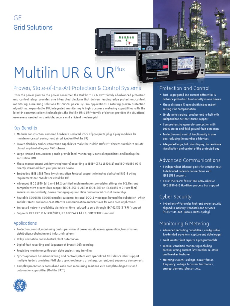Multilin UR & UR: Grid Solutions | PDF | Computer Network | Ethernet
