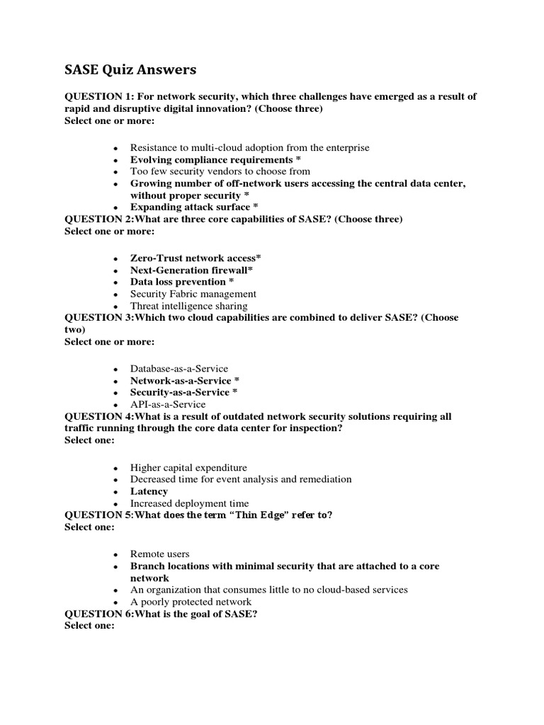 Quiz Nse2 | PDF | Cloud Computing | Computer Network