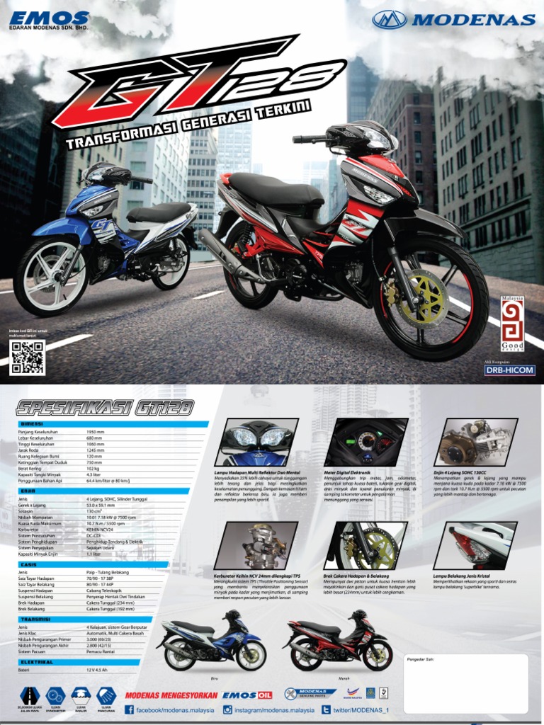 Modenas GT128 | PDF