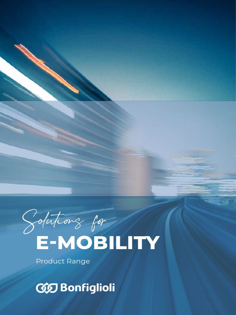 Solutions For: E-Mobility | PDF | Transmission (Mechanics) | Electric Motor