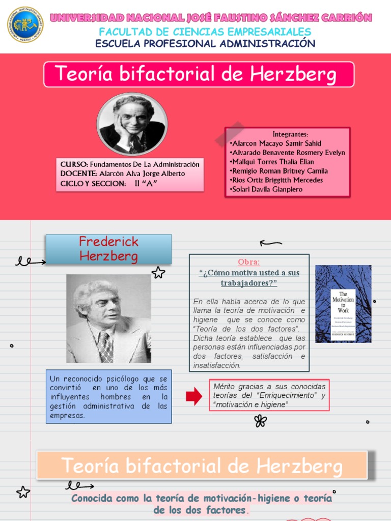 Teoria Bifactorial de Herzberg | PDF | Motivación | Motivacional