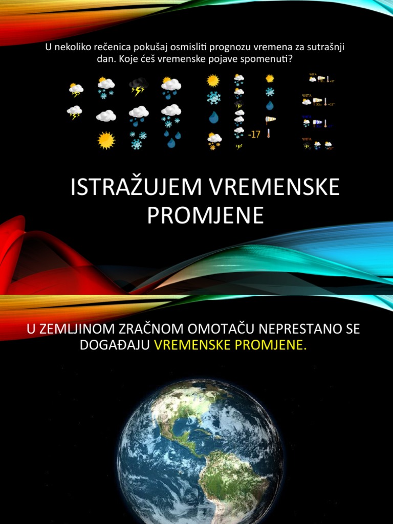 Istražujem Vremenske Promjene | PDF