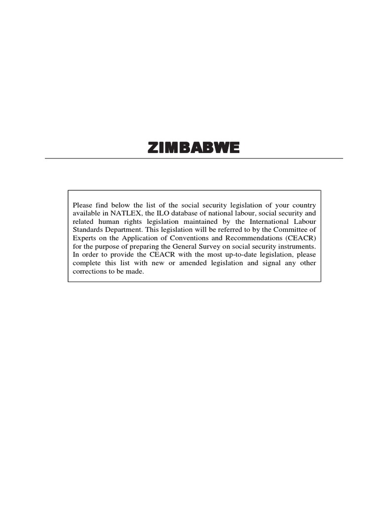 Zimb Zimb Zimb Zimb Zimbabwe Abwe Abwe Abwe Abwe | PDF | Welfare | Pension