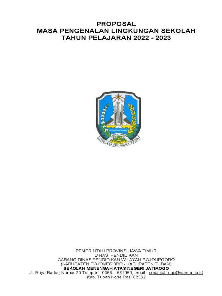 Proposal MPLS SMA Jatirogo 2022/2023 | PDF