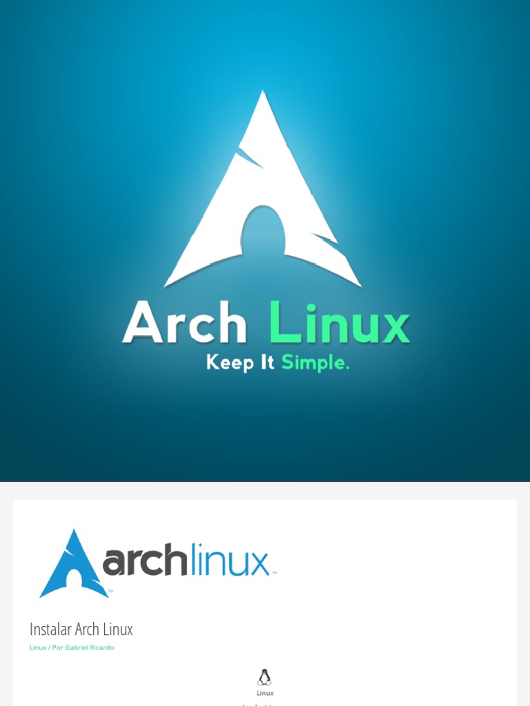 Guia de Instalação Arch Linux | PDF | Sistema de Nomes de Domínio (DNS ...