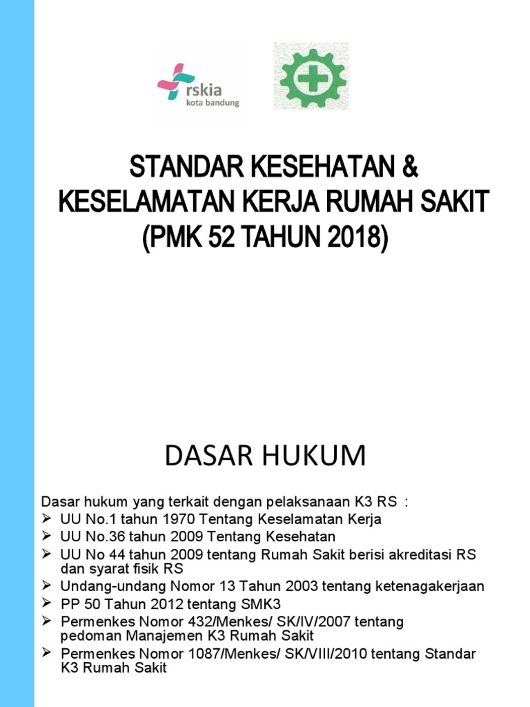 Standar K3 Rumah Sakit 2018 | PDF