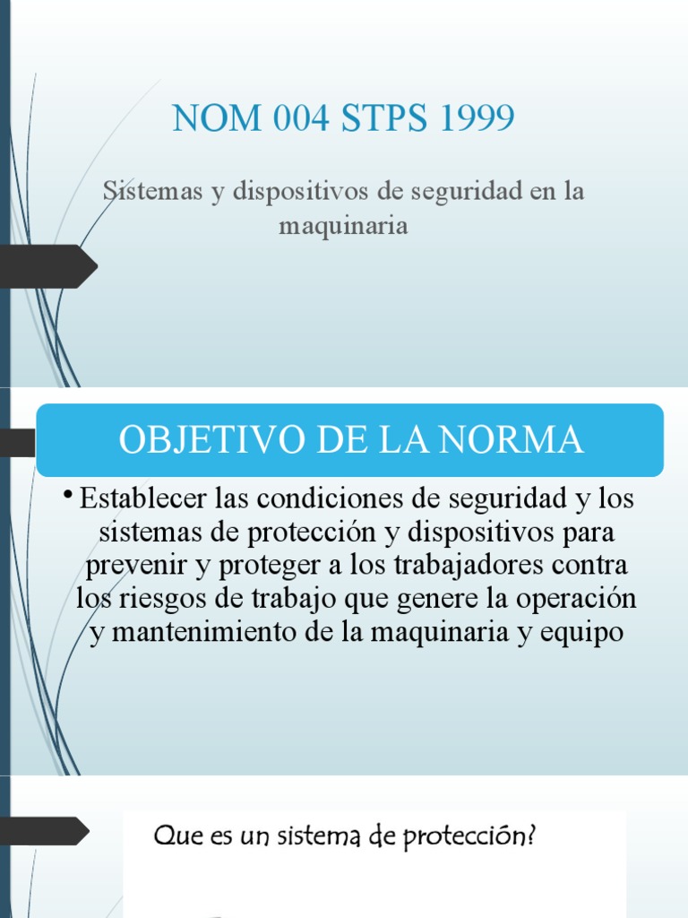 Nom 004 STPS 1999. | PDF