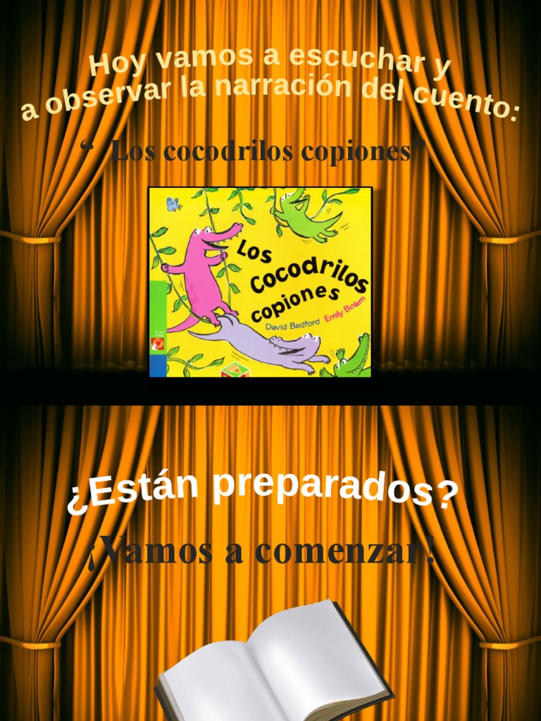 Los Cocodrilos Copiones (Importancia de Compartir) | PDF