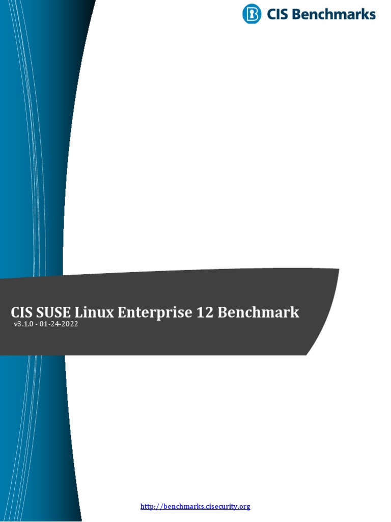 CIS SUSE Linux Enterprise 12 Benchmark v3.1.0 | PDF | File System | I Pv6