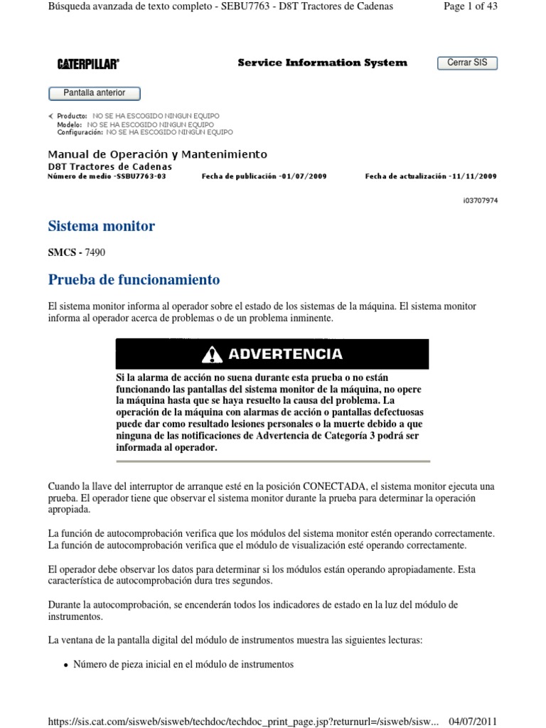 Sistema Monitor | PDF | Monitor de computadora | Menú (Computación)