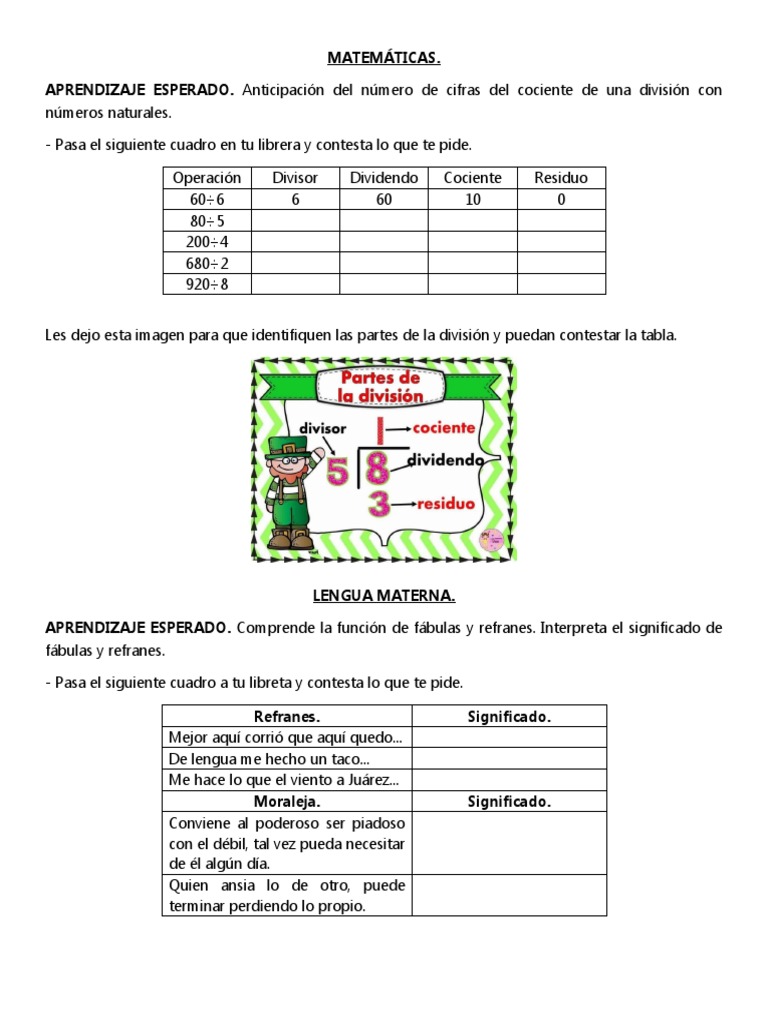 Actividades 1 de Octubre | PDF