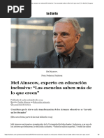 Análisis Informe Warnock | PDF | Educación especial | Maestros