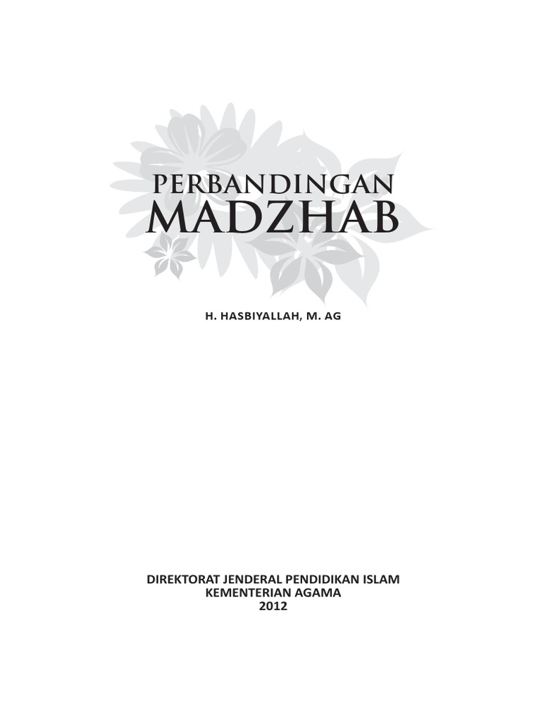 Buku Perbandingan Madzhab Dalam Islam Ka | PDF