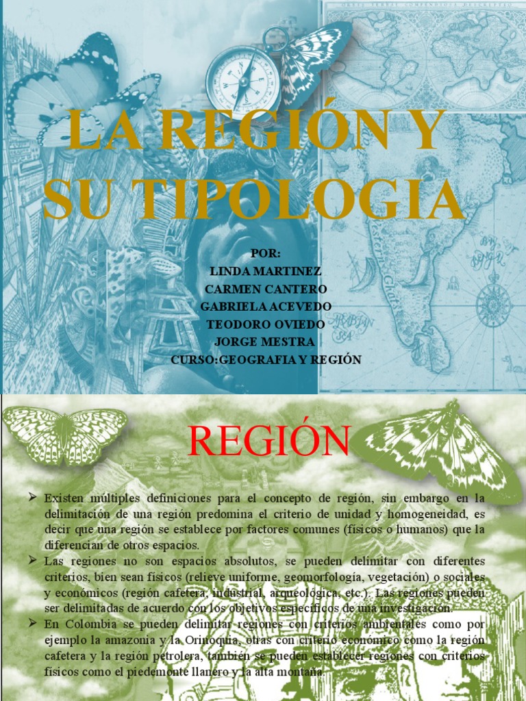 Tipos de Regiones y su Definición | PDF | Science | Geografía