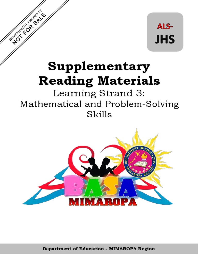 Supplementary Reading Materials: Learning Strand 3 | Download Free PDF ...
