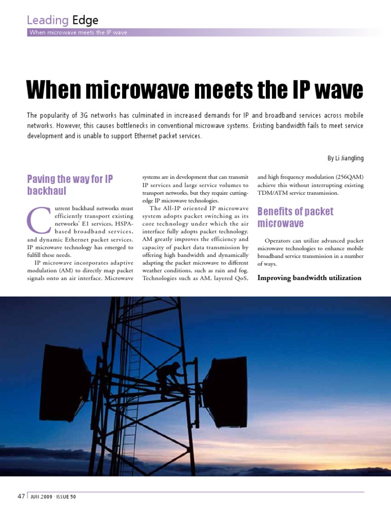 Microwave Meets IP | PDF | Internet Protocols | Network Packet