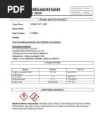 MSDS Aquades | PDF