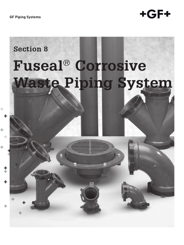 Fuseal Corrosive Waste Piping System: Section 8 | PDF | Pipe (Fluid ...