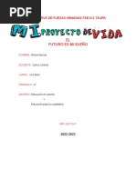 Ficha de Trabajo Proyecto de Vida | PDF