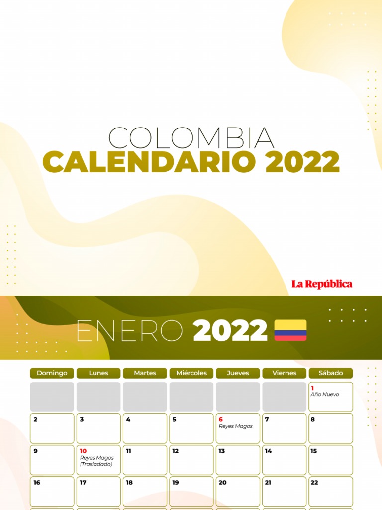 Calendario Colombia | PDF