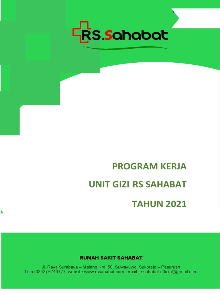 Program Kerja Gizi 2021 | PDF