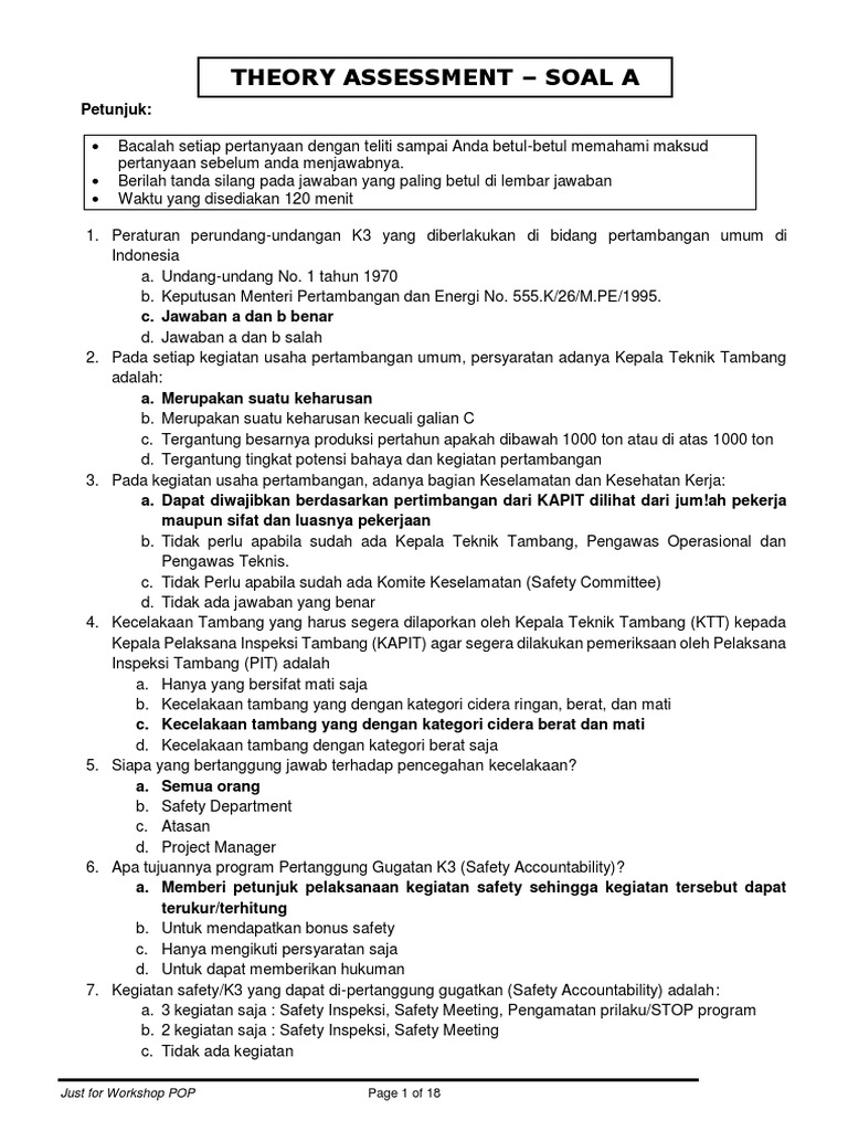 Try-Out POP Assessment-Sdh Dijawab | PDF