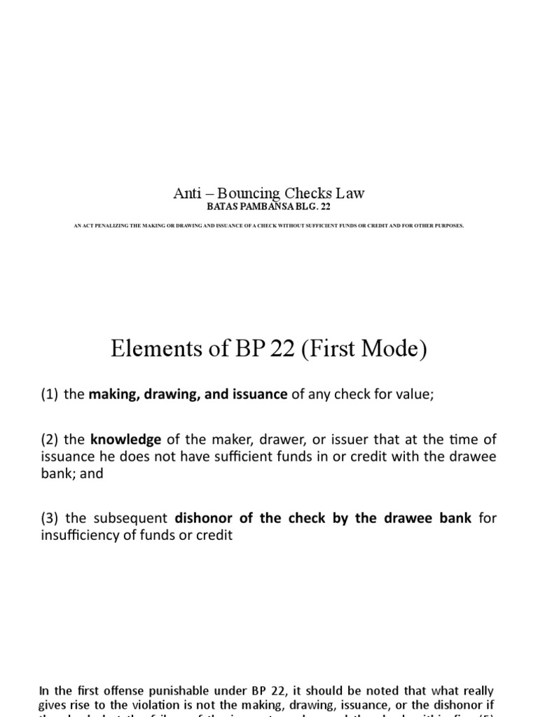 BP22 and PDIC | PDF | Banks | Insurance