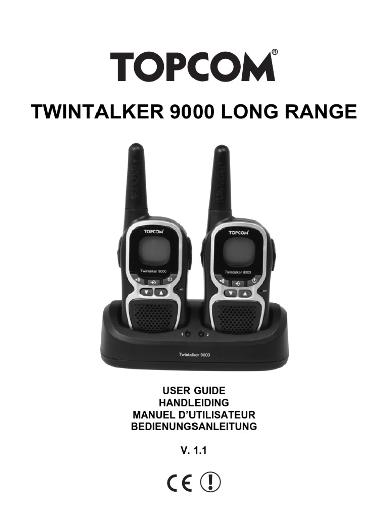 Twin Talker 09000 Long Range UK-NL-FR-De (Aldi) | PDF | Electronics ...