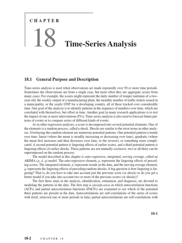 Time Series With SPSS | PDF | Autoregressive Integrated Moving Average ...