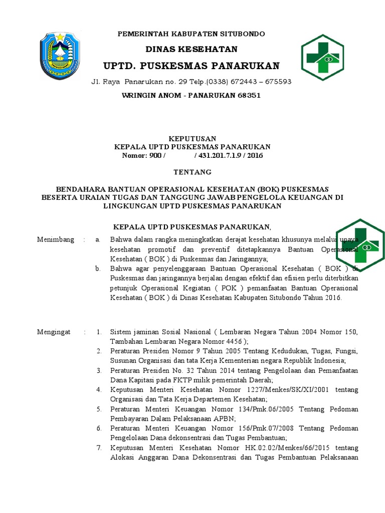 Kris SK Tim Pengelola Bok 2016 | PDF