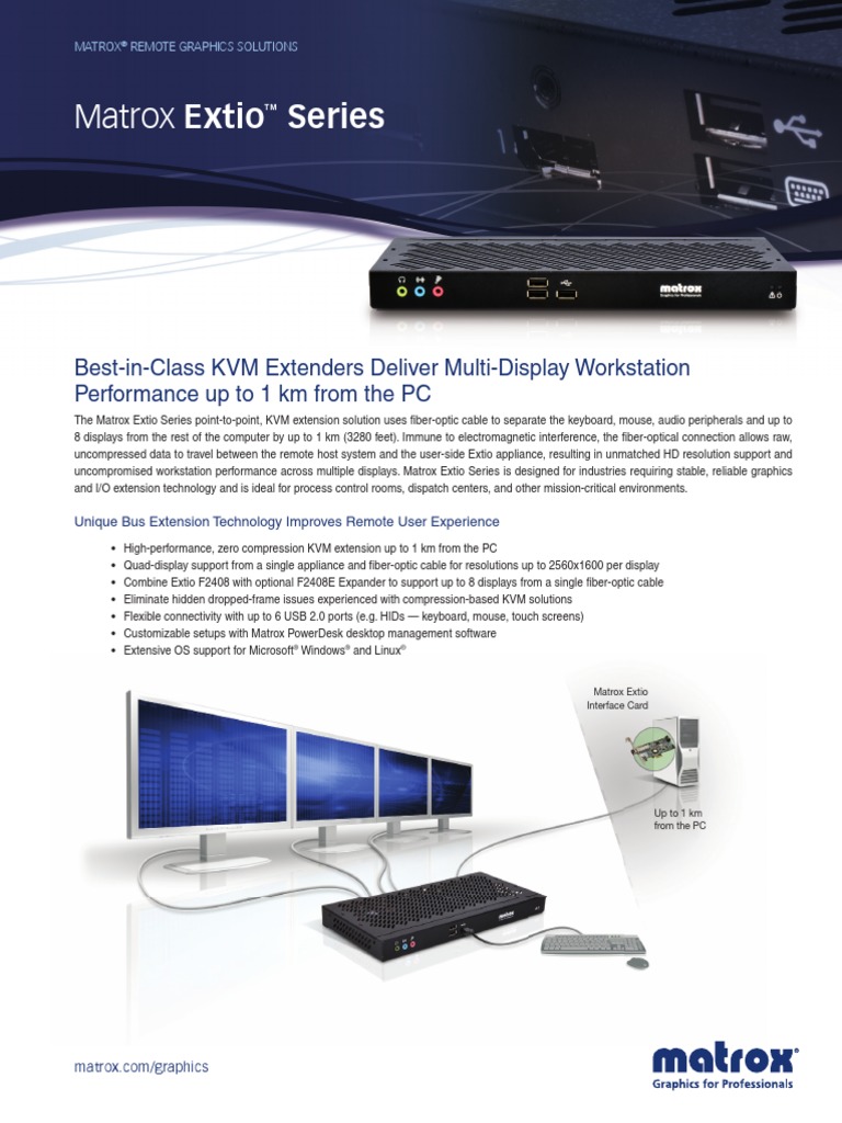 Matrox Xto Series | PDF | Electrical Engineering | Computer Hardware