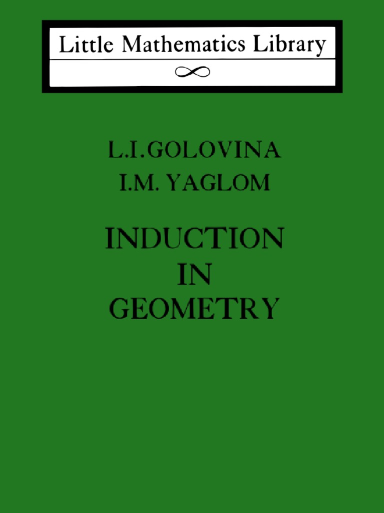 (Little Mathematics Library) L. I. Golovina and I. M. Yaglom ...
