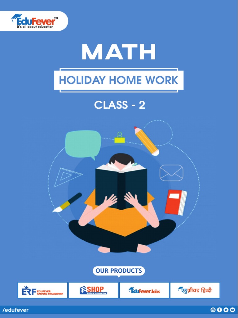 Class 2 Maths Holiday Homework Guide | PDF