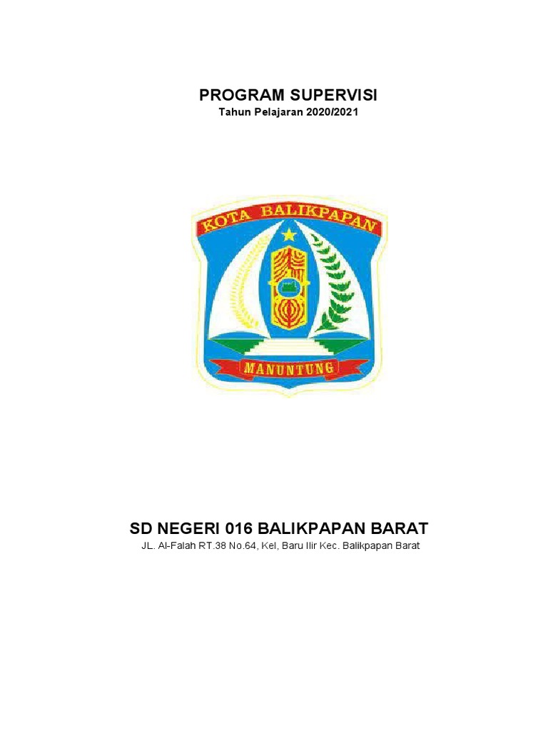 30 Supervisi Fix SD 016 | PDF