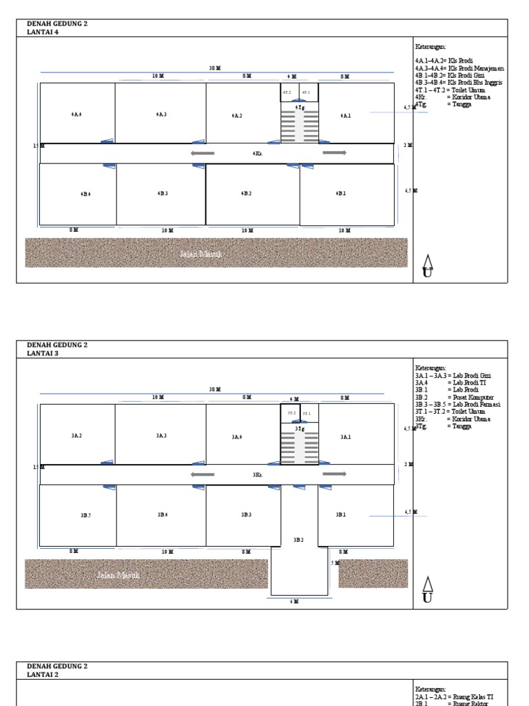 LAYOUT GEDUNG 2 | PDF