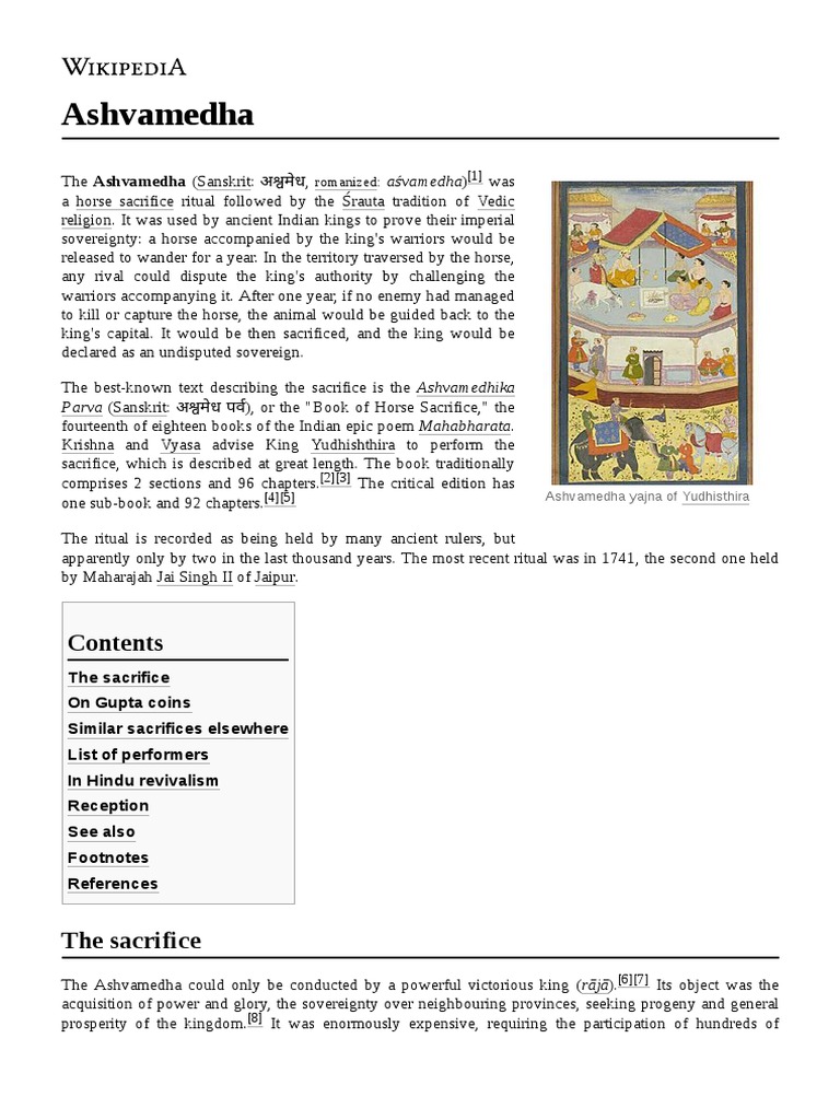 Ashvamedha | PDF
