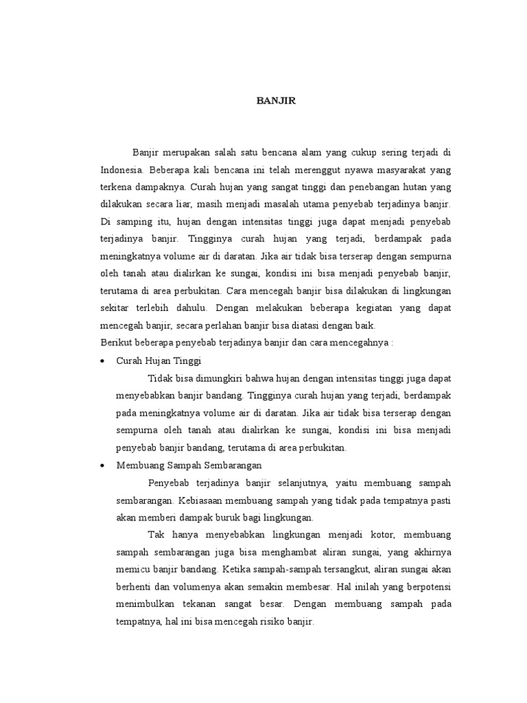 BANJIR | PDF