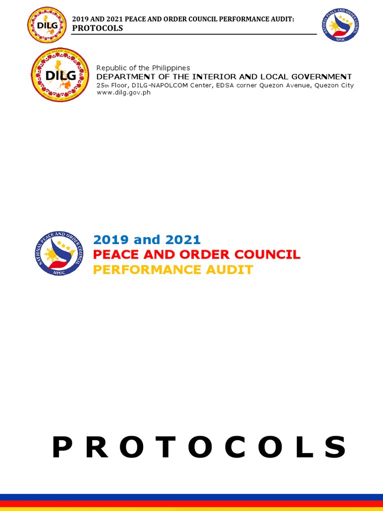 2019 and 2021 POC Performance Audit Protocols | PDF