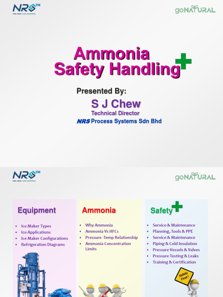Ammonia Safety Handling | PDF | Pipe (Fluid Conveyance) | Welding