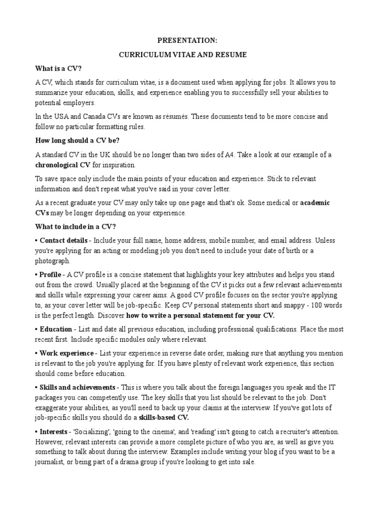 CV & Resume GEST | PDF | Résumé