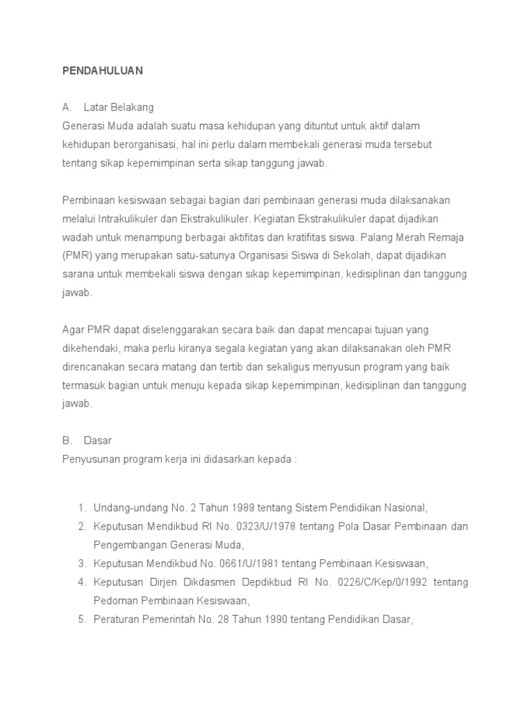 Contoh Proposal | PDF | Karier & Perkembangan