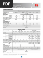 AOC4518R0v06: Antenna Specifications | PDF | Decibel | Antenna (Radio)