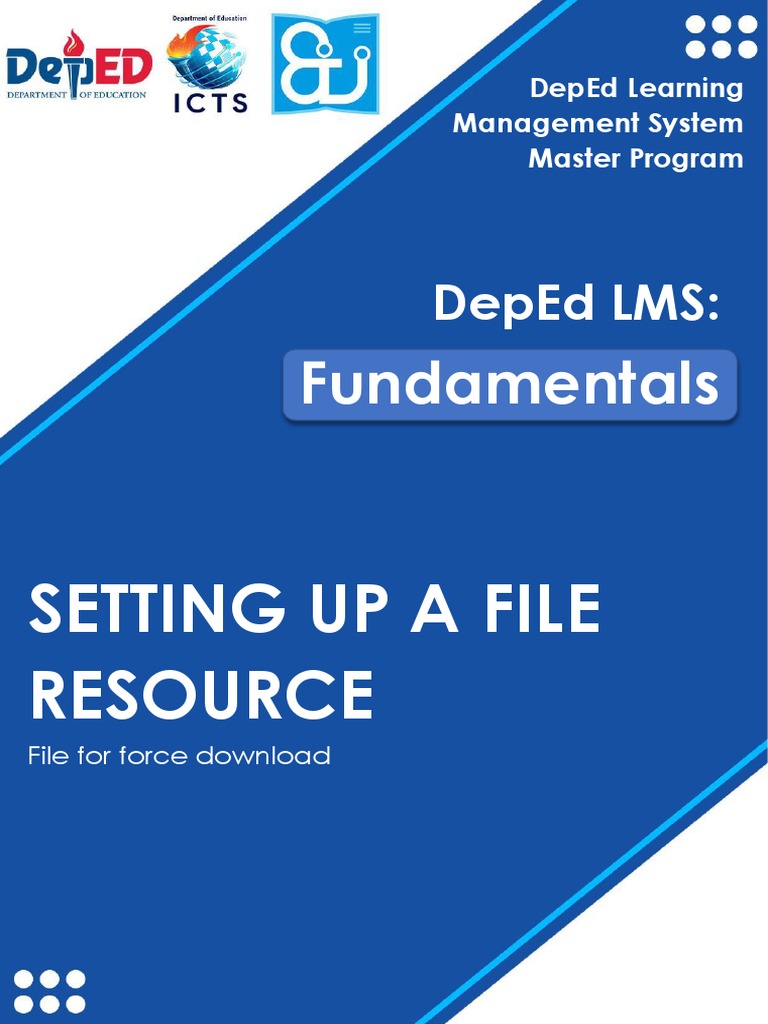 FILE Manual-DepEd-LMS-Fundamentals | PDF | Creative Commons License ...