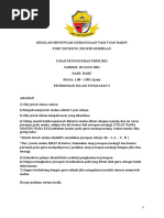 Contoh Set Latihan PSRA 2025 | PDF