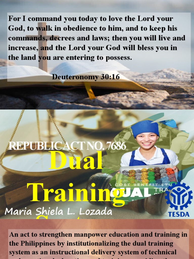 RA No. 7686-Dual Training System | PDF | Insurance | Vocational Education